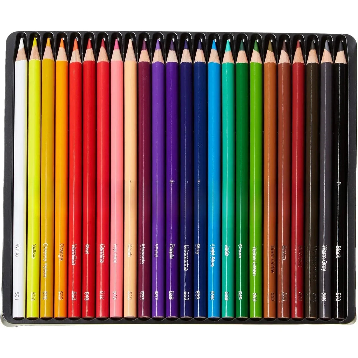 Premium 24-Count Colored Pencils Soft Core Colored Pencils for Artists ...